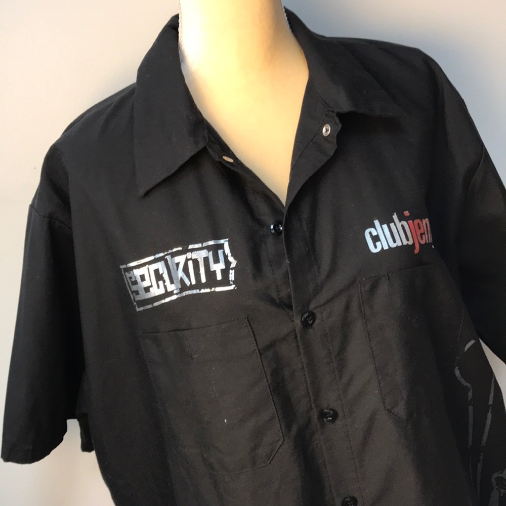 Rare Club Jenna Security Guard Black Shirt - Gem